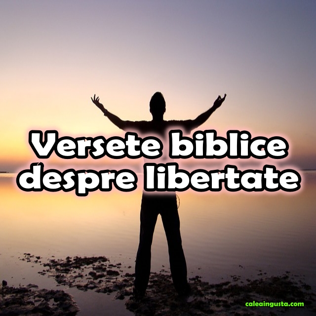 Versete biblice despre libertate - Calea Ingusta